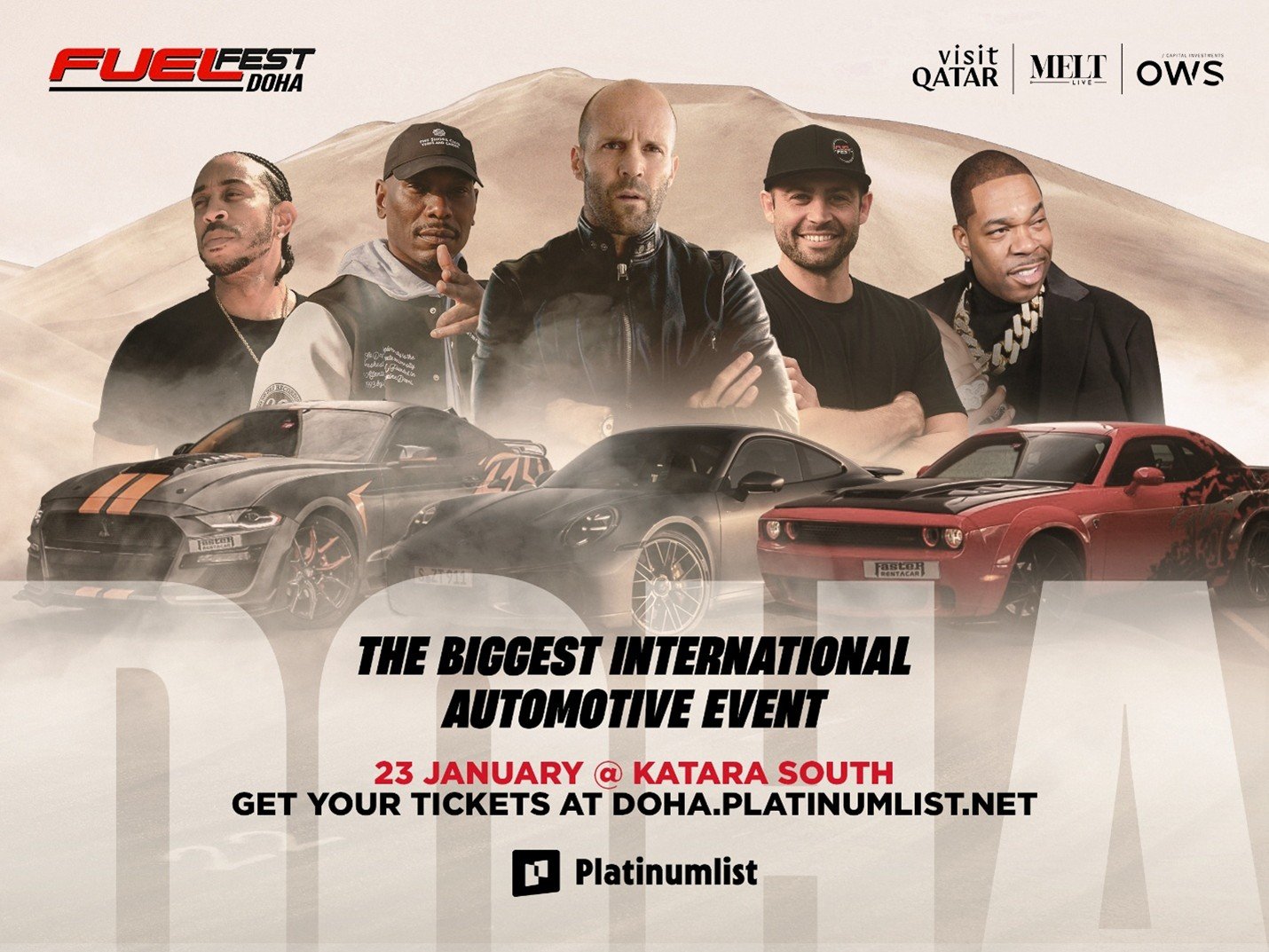 FuelFest Arrives in Qatar for the First Time with Fast & Furious Stars ...